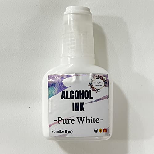 Pure White Alcohol Ink 20ml by Get Inspired for Alcohol and Resin Art ...